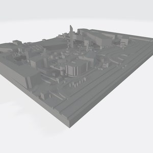 Map of Disneyland - STL Digital 3D File - 3D Birds Eye View - Etsy