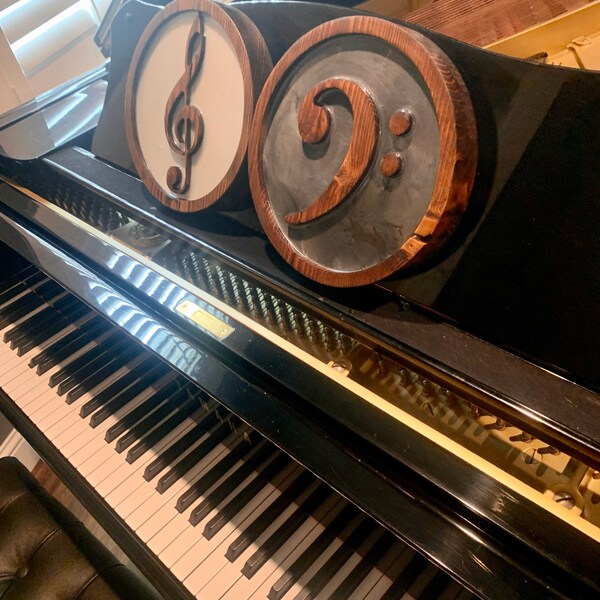 Bass Clef Art - Etsy