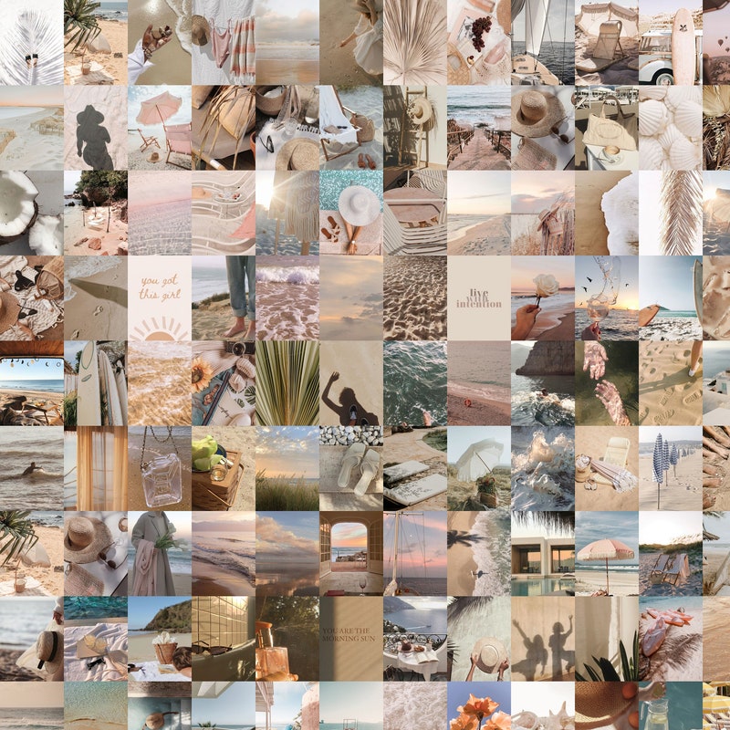Beige Aesthetic Collage - Etsy