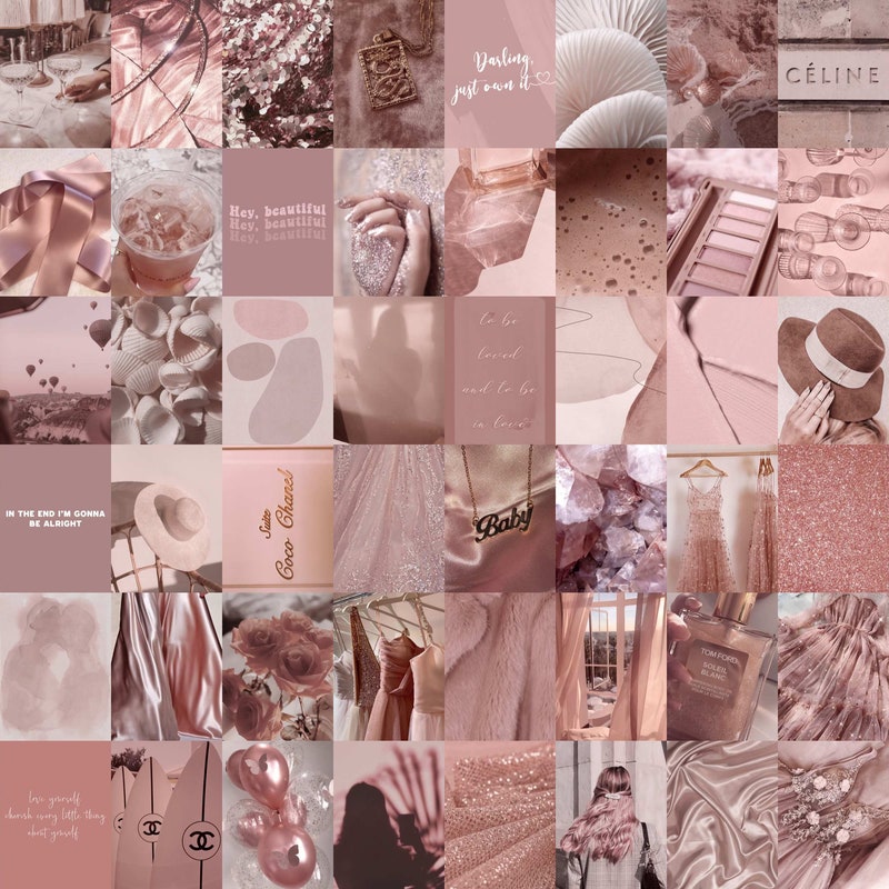 Pink Photo Collage - Etsy