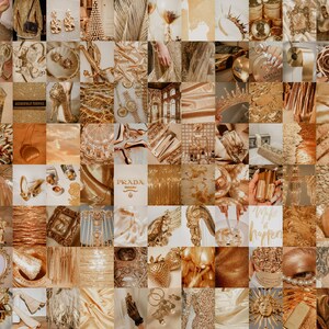 100+ Boujee Gold Wall Collage Kit, Golden Age, Queen Wall Kit, DIGITAL ...