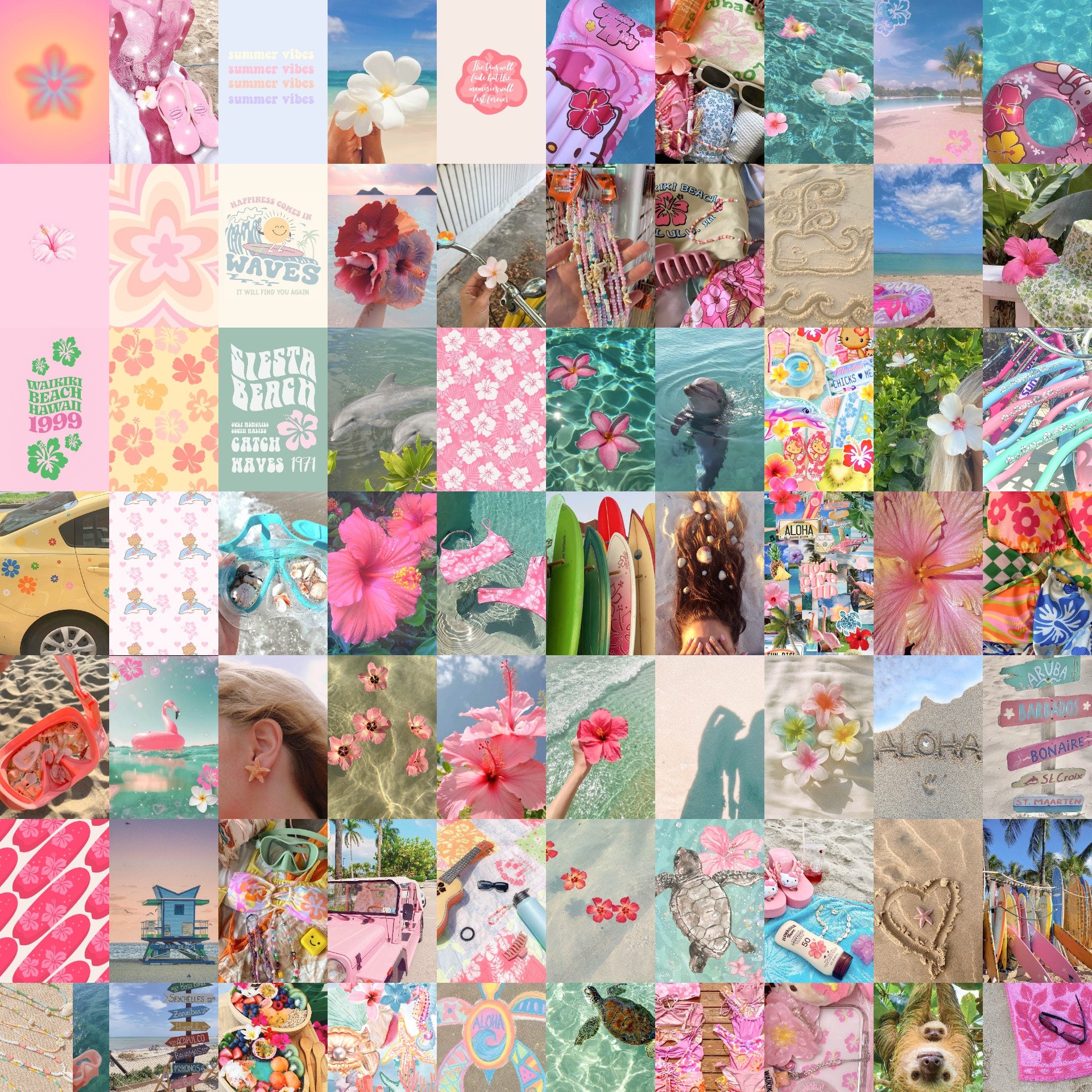 CUSTOM Aesthetic Wall Collage Kit Personalized Photo Kit - Etsy