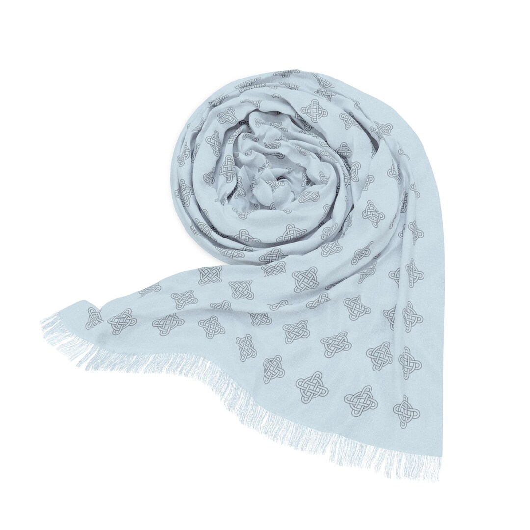 Tie the Knot Celtic Knot Scarf Light Shawl Preppy Scarf Shawl Light ...