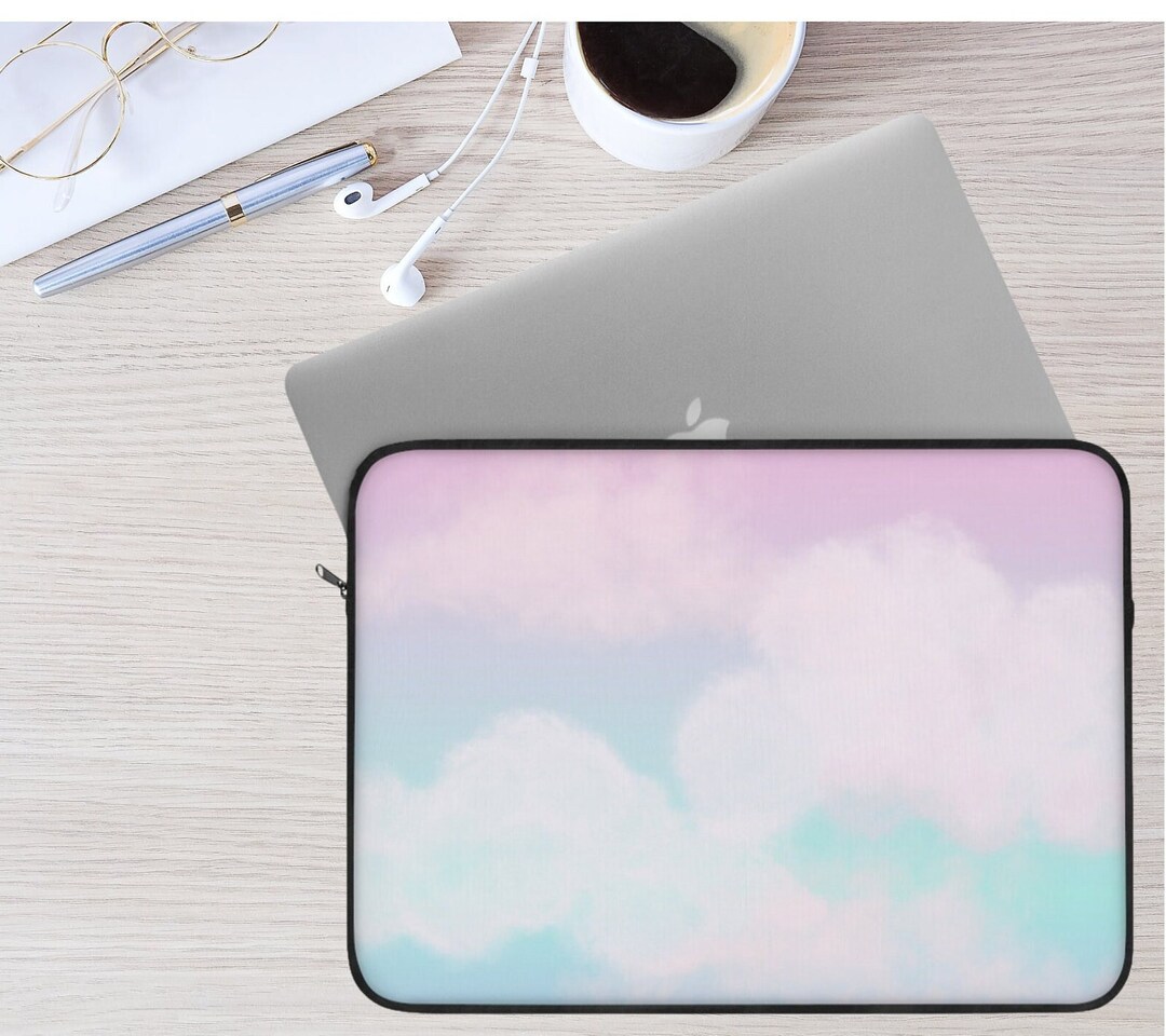 Heavenly Places Pink Clouds Laptop Sleeve Personal Computer iPad Holder ...