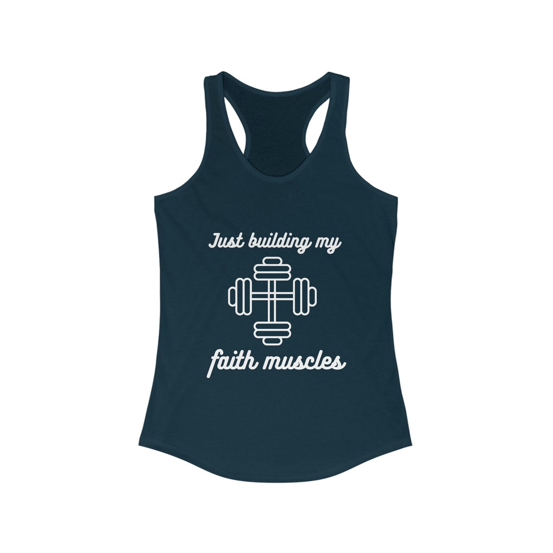 Faith Muscles Gym Tank Top Body Building Tank Strong & Faith Workout ...