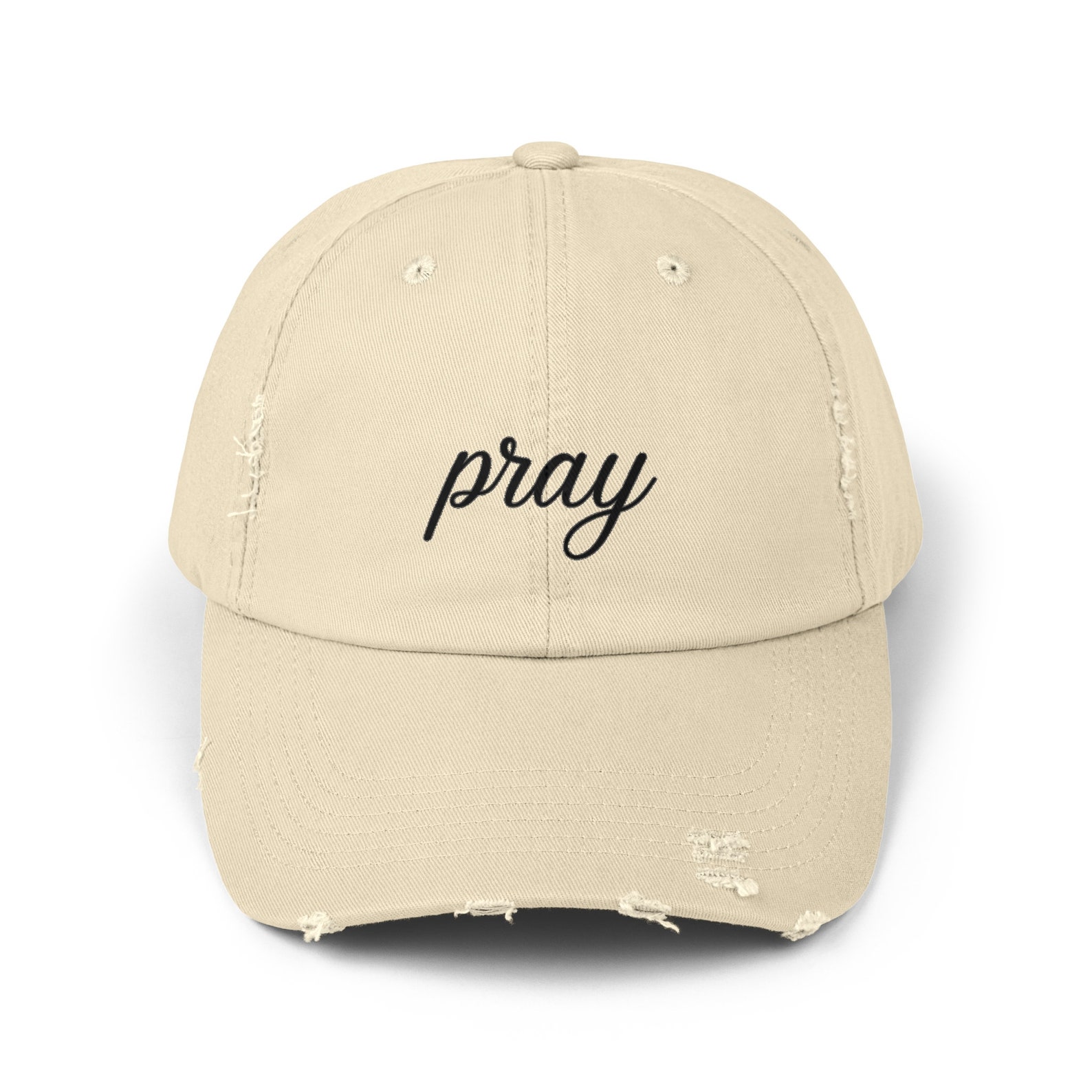Pray Distressed Cap Pray Baseball Hat Inspirational Ball Cap Christian ...
