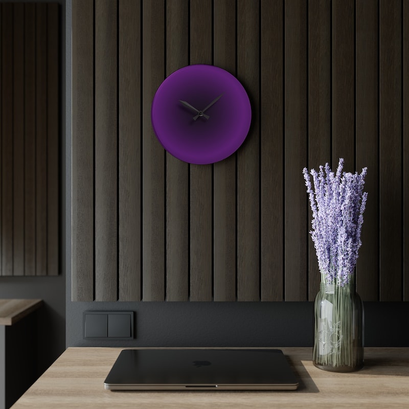 Purple Clocks - Etsy UK