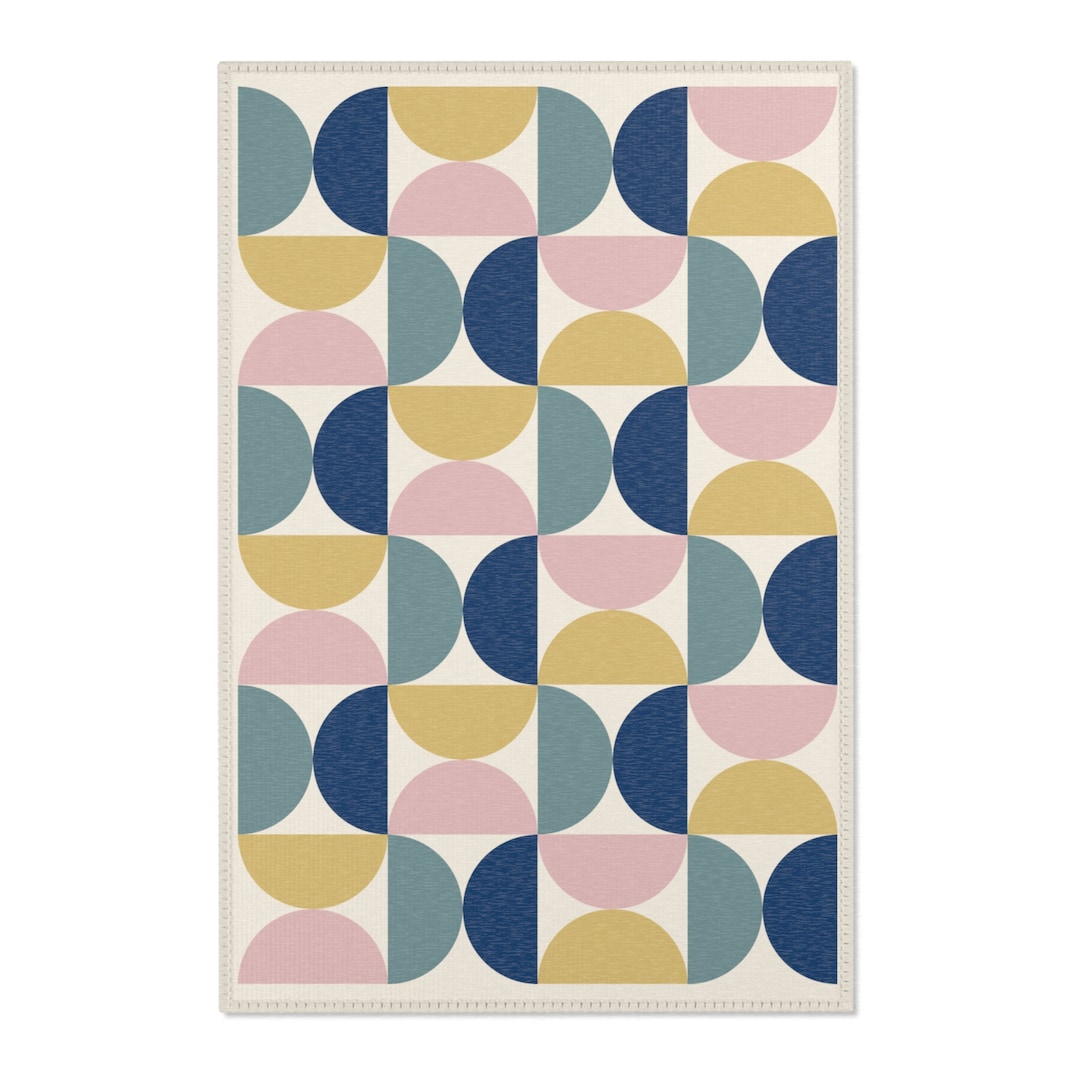 Chill Pill Rug Modern Geometric Rug Neutral Rug Luxury Living Room ...