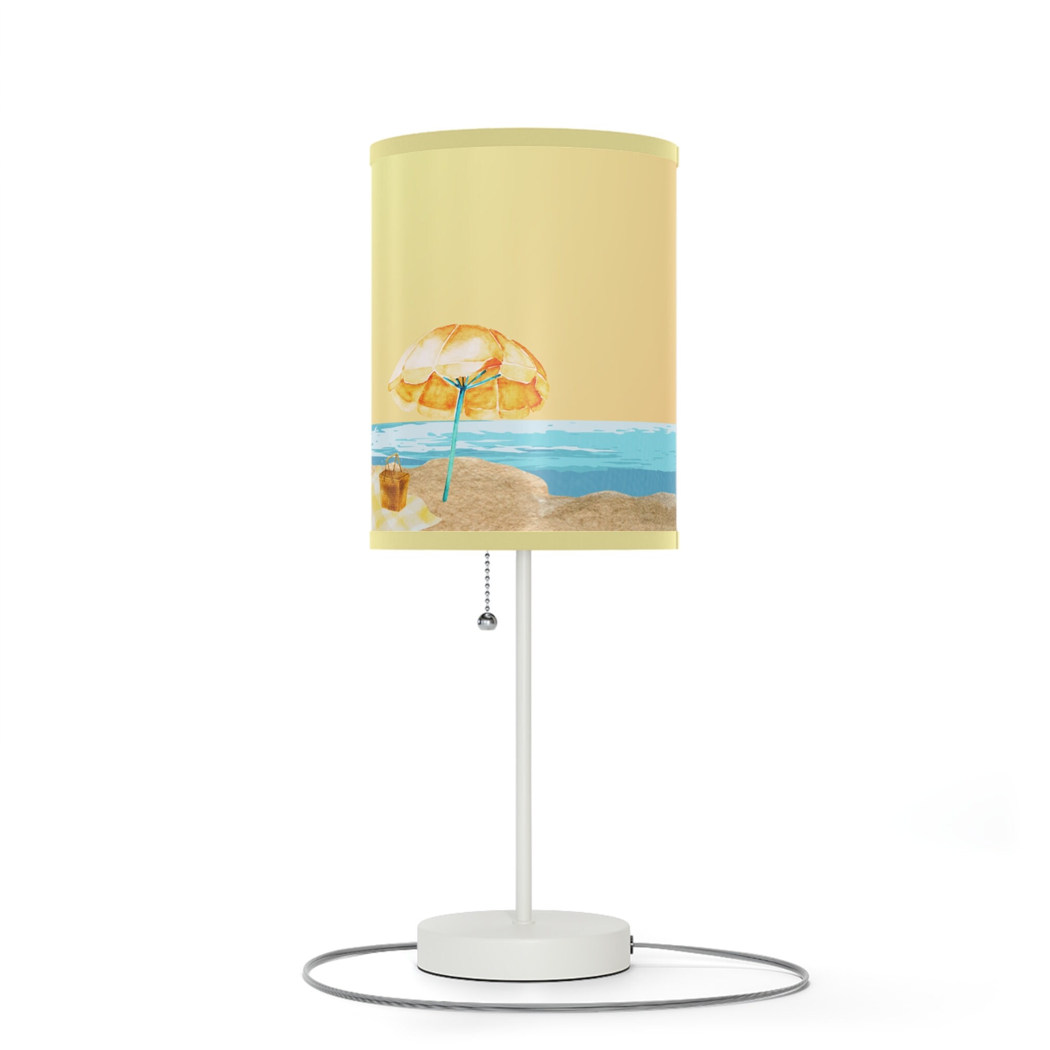 Sunburst Beach Lamp Vintage Beach Table Lamp on a Stand - Etsy