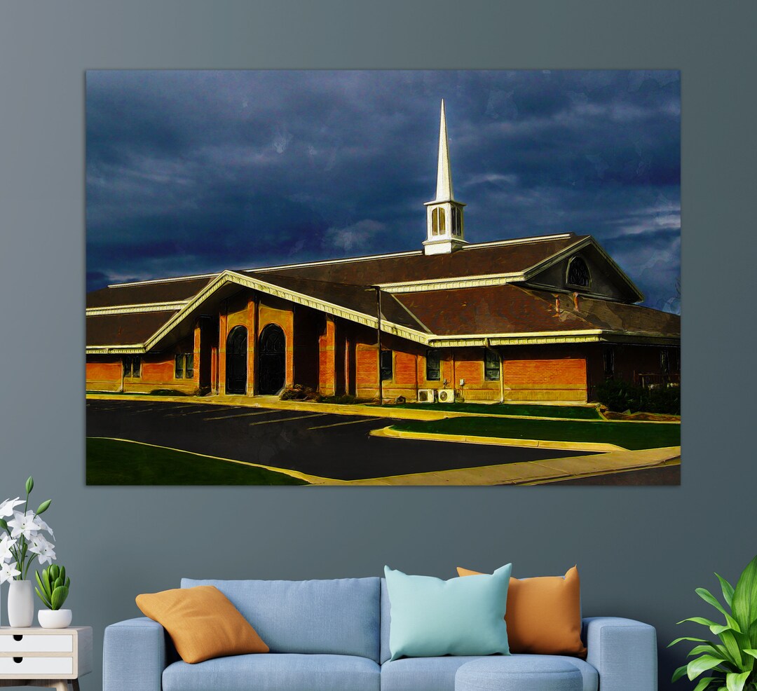 LDS Stake Center in West Valley City, Utah Canvas Art, the Church of ...