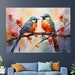 Abstract Birds Painting, Birds Canvas Print, Birds Wall Art, Wild ...