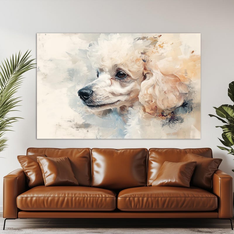Poodle Painting - Etsy