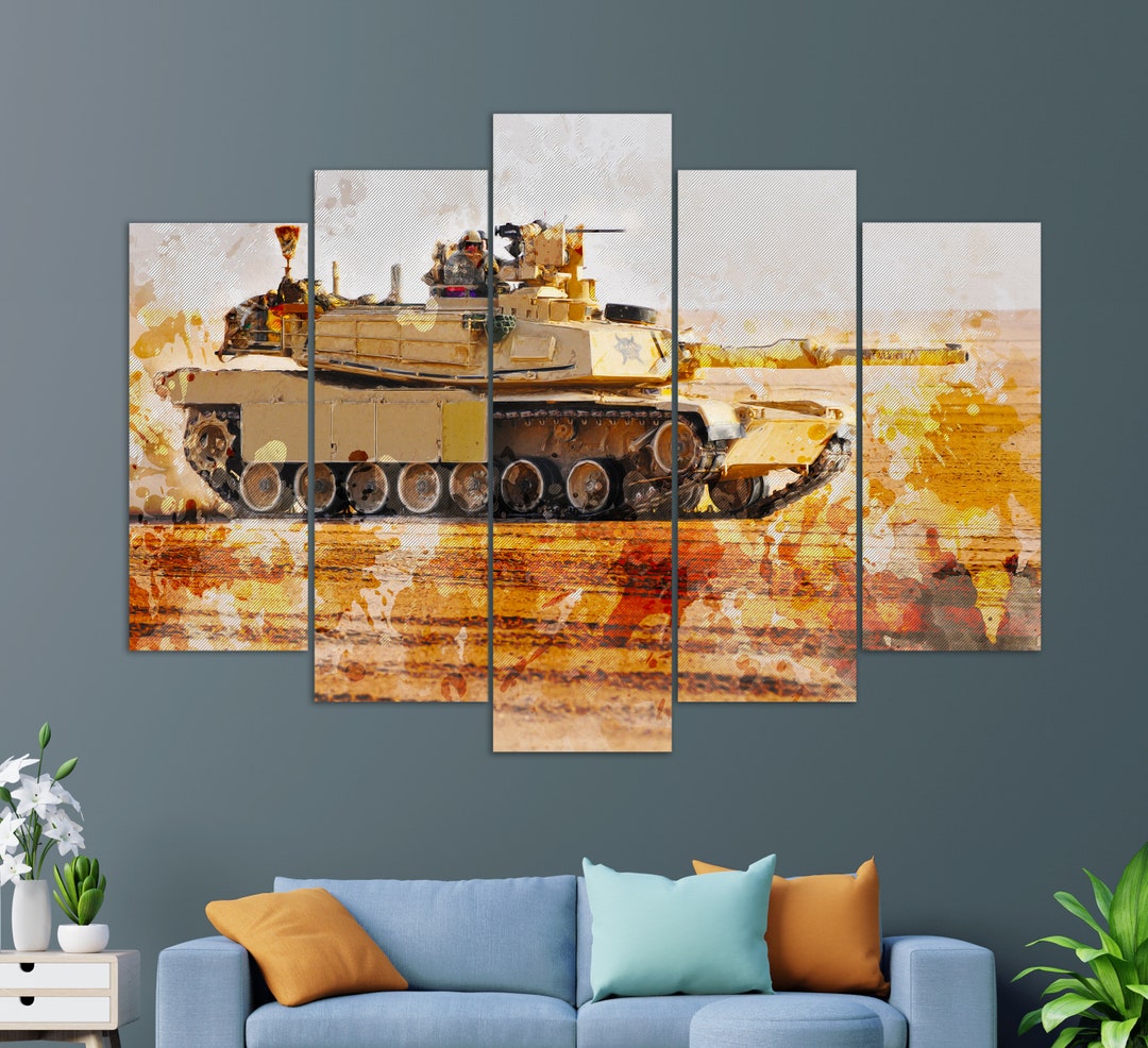 Abrams M1A2 SEP V2 Canvas Print, Tanks Wall Art, Military Canvas Print ...