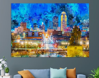Des Moines Painting - Etsy
