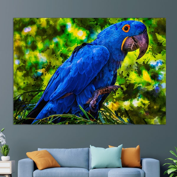 Macaw Poster - Etsy