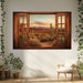 Window to Scenic Arizona Desert Canvas Print, Open Window Wall Art ...