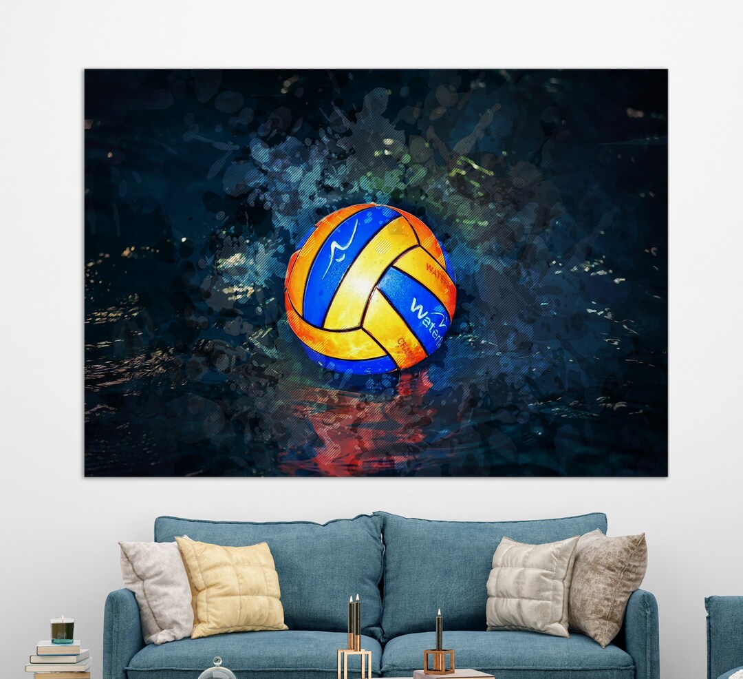Water Polo Wall Art, Water Polo Painting, Water Polo Canvas Print ...