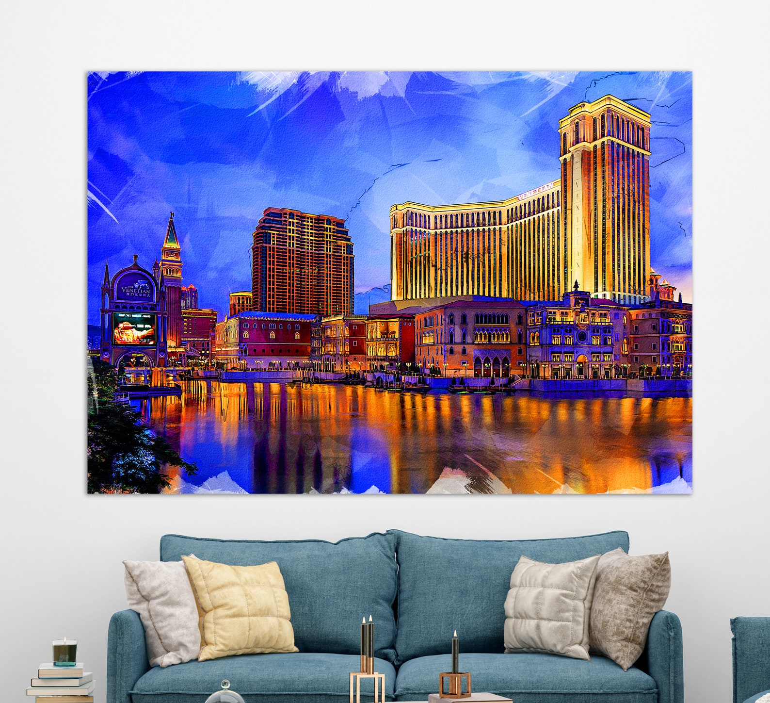 Macau Wall Art Macau Canvas Print Cotai Wall Art Cotai | Etsy