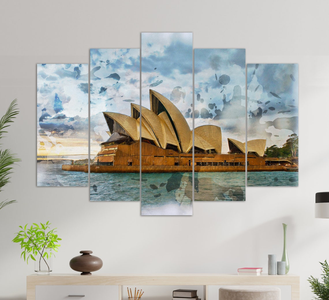 Sydney Opera Wall Art Sydney Opera House Canvas Print | Etsy