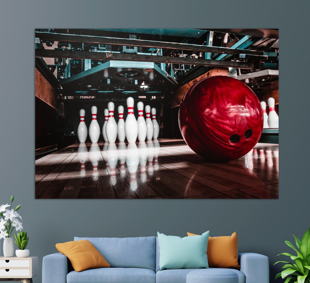 Bowling Canvas Print, Bowling Wall Art, Bowling Photography, Bowling ...
