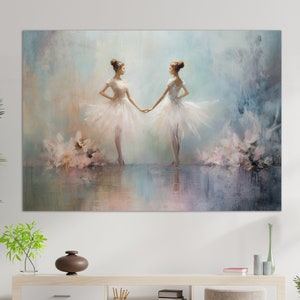 Ballet Painting, Ballet Canvas Print, Ballet Wall Art, Ballerina Gift ...