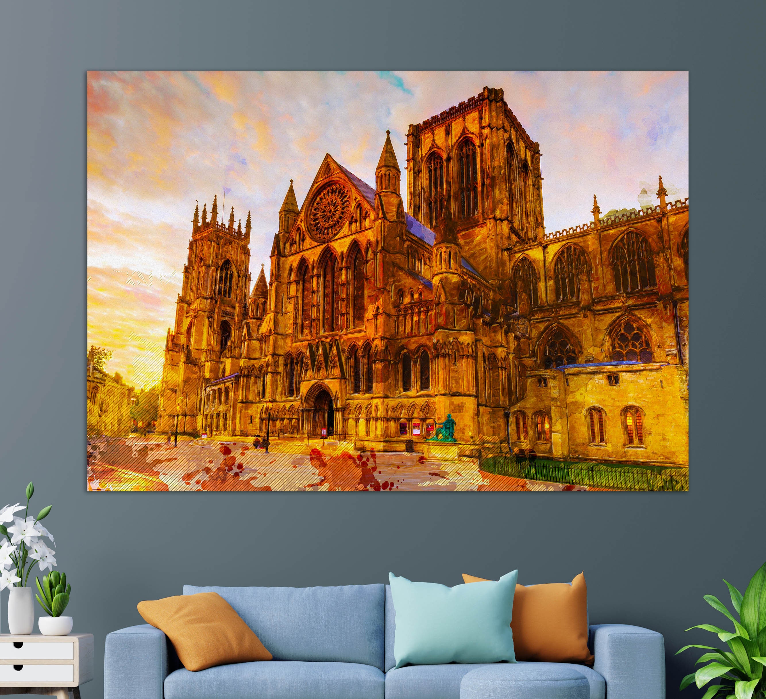 York Canvas Print York Painting York Wall Art UK Canvas - Etsy UK