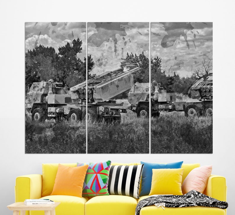 M142 HIMARS Canvas Print HIMARS Painting Military Wall Art - Etsy India