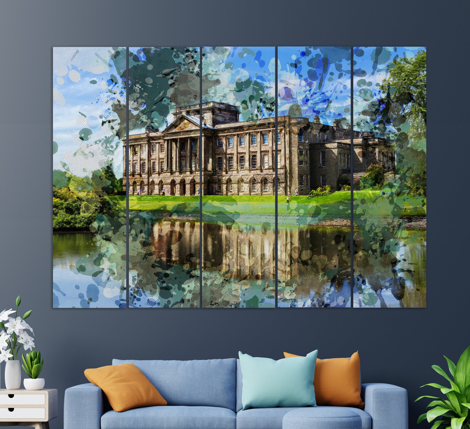 Pemberley Castle, Lyme Park, Disley, United Kingdom Canvas Print ...