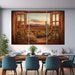 Window to Scenic Arizona Desert Canvas Print, Open Window Wall Art ...