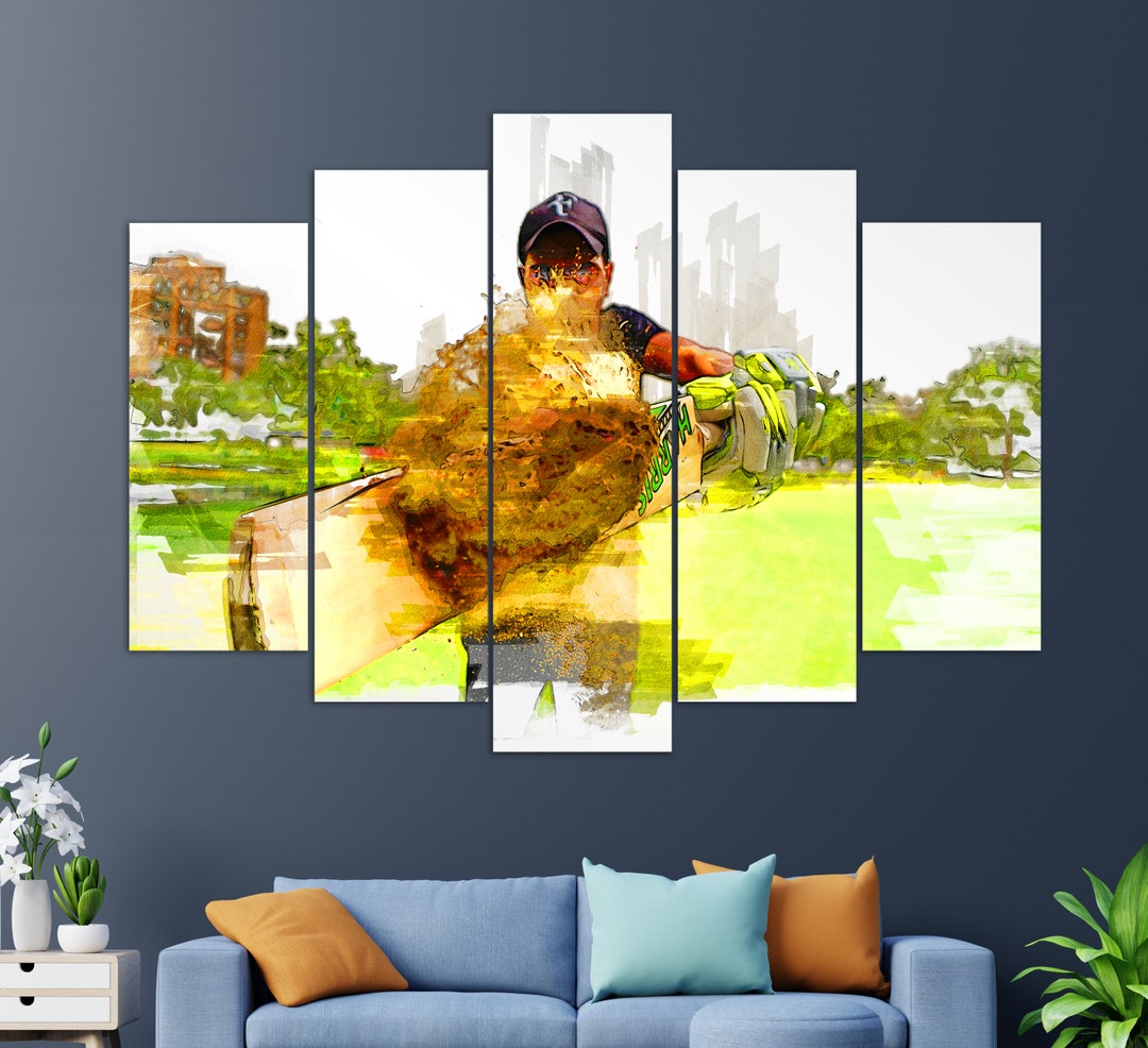 Abstract Cricket Wall Art Cricket Canvas Print Cricket - Etsy