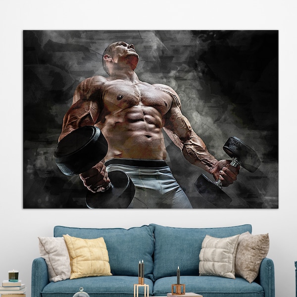 Bodybuilding Wall Art - Etsy
