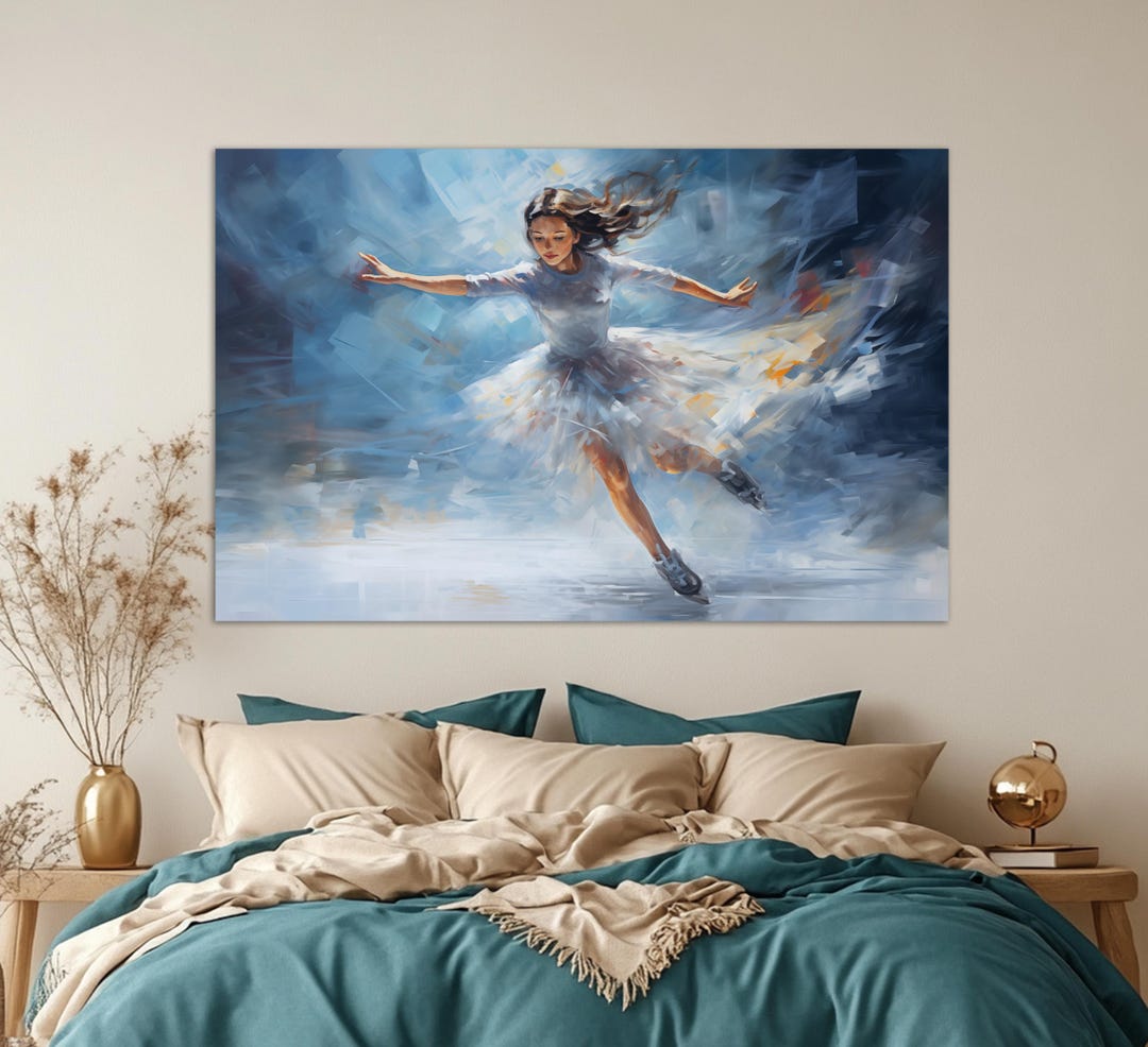 Figure Skating Wall Art, Figure Skating Canvas Print, Figure Skating ...