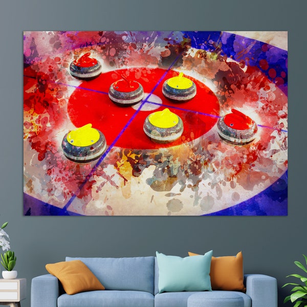 Curling Wall Art - Etsy