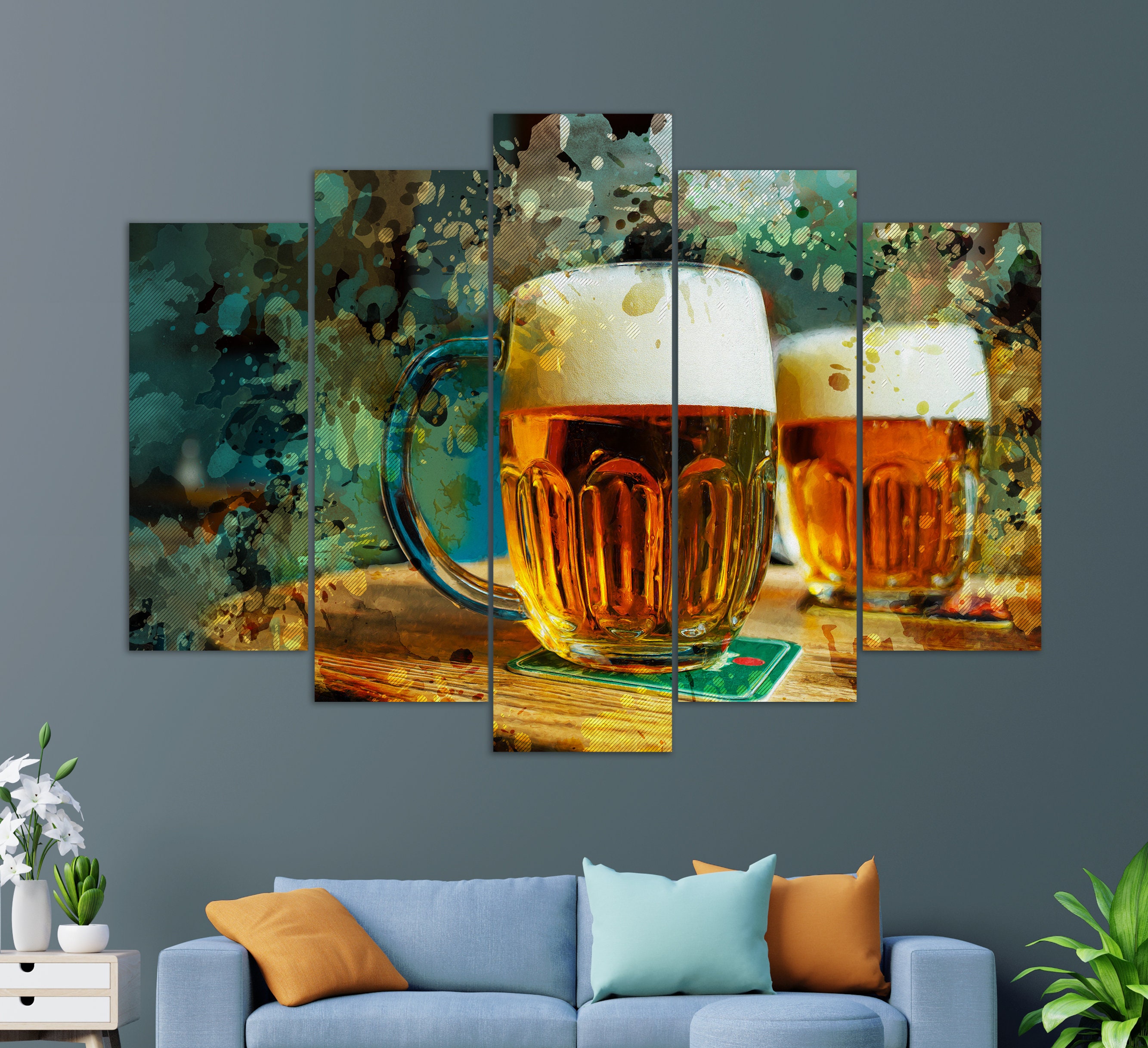 Beer Can Wall Art