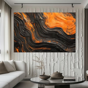 Wood Canvas Print, Luxury Wall Decor, Wood Wall Art, Abstract Wood ...