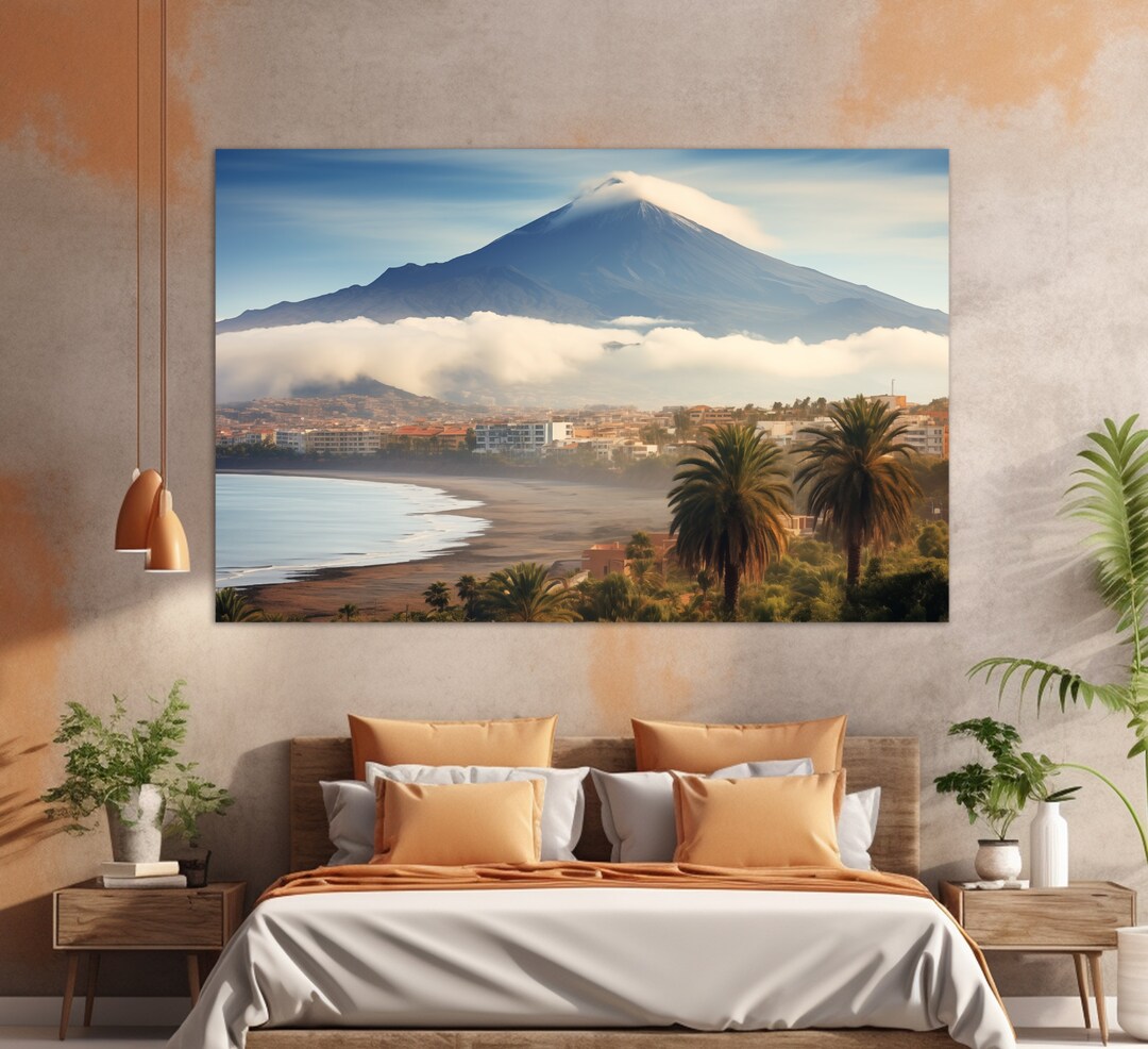 Mystical Tenerife Canvas Print, Canary Islands Wall Art, Tenerife ...