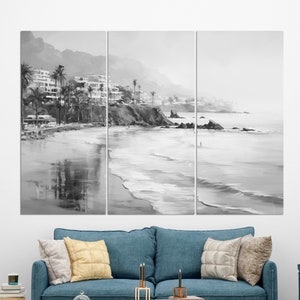 Scenic Tenerife Coast Painting, Tenerife Canvas Print, Canary Islands ...