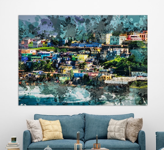 Puerto Rico Wall Art San Juan Canvas Print San Juan - Etsy