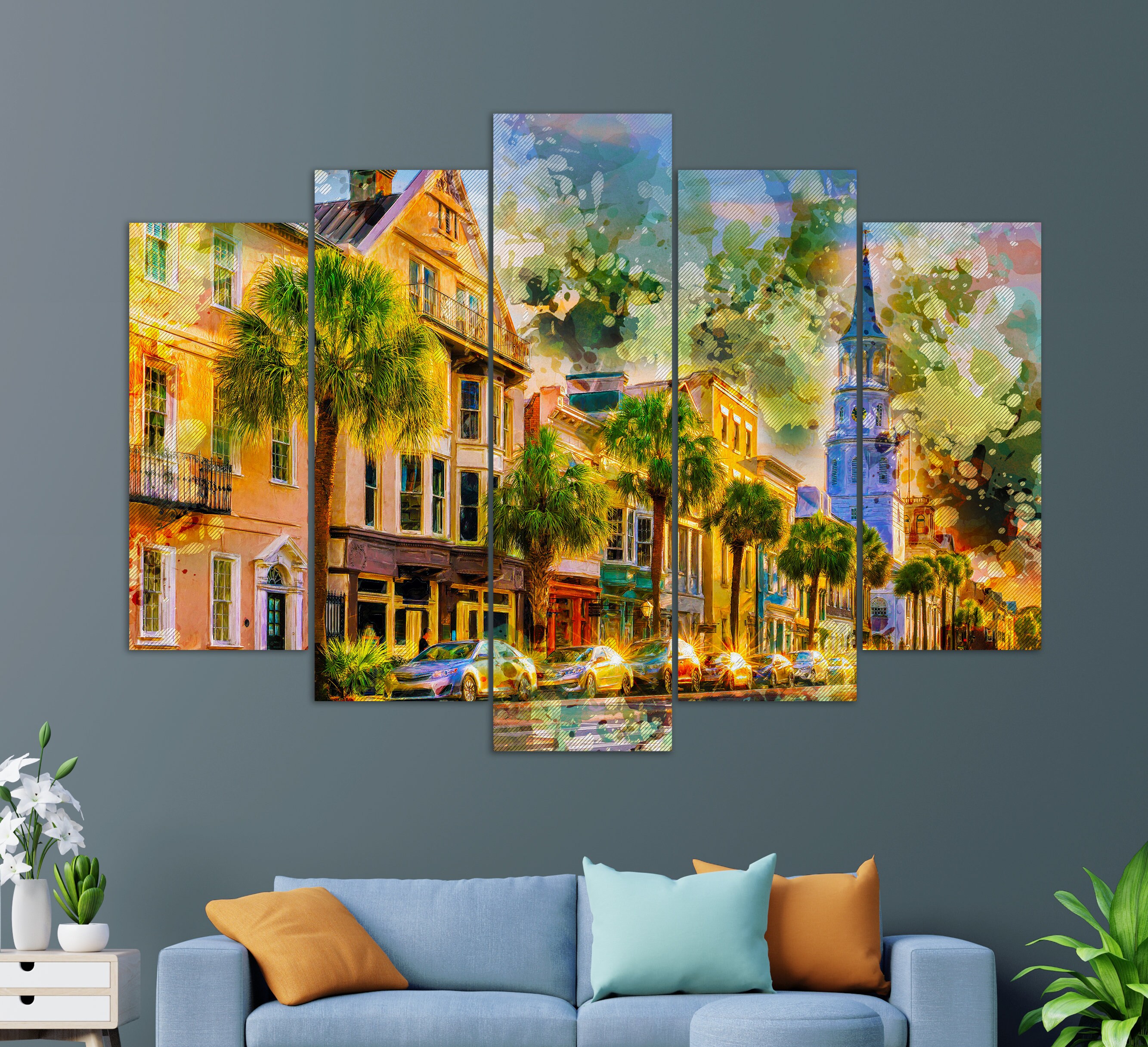 Charleston Canvas Print Charleston Wall Art Charleston - Etsy