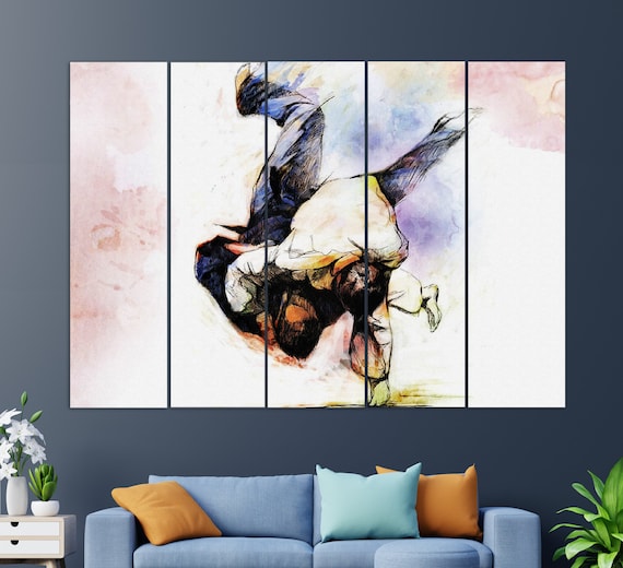 Judo Art Wall Judo Japanese Symbol' Poster, Picture, Metal Print,