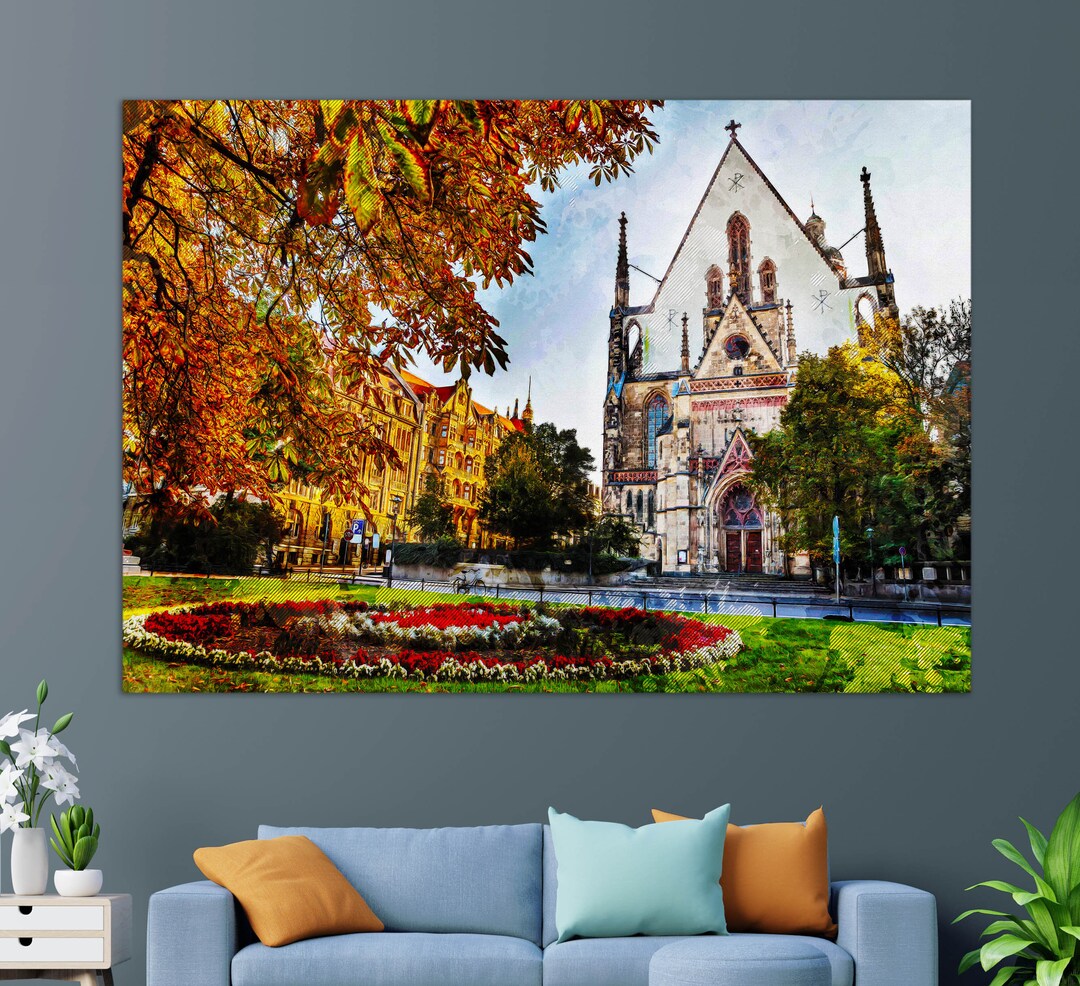 Leipzig Canvas Print, Leipzig Wall Art, Leipzig Painting, Leipzig Wall ...