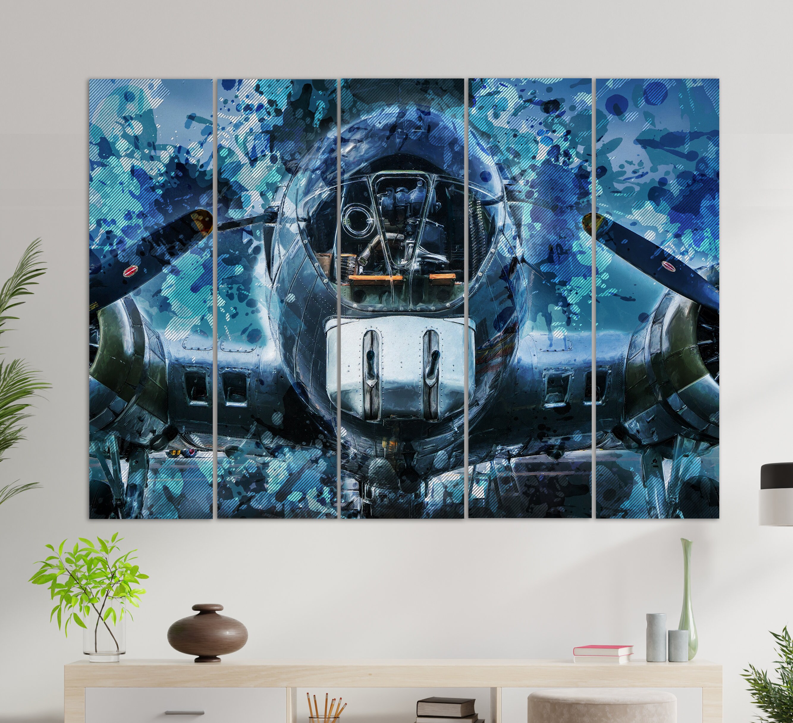 Boeing B-17 Flying Fortress Canvas Print Bomber Print - Etsy Canada