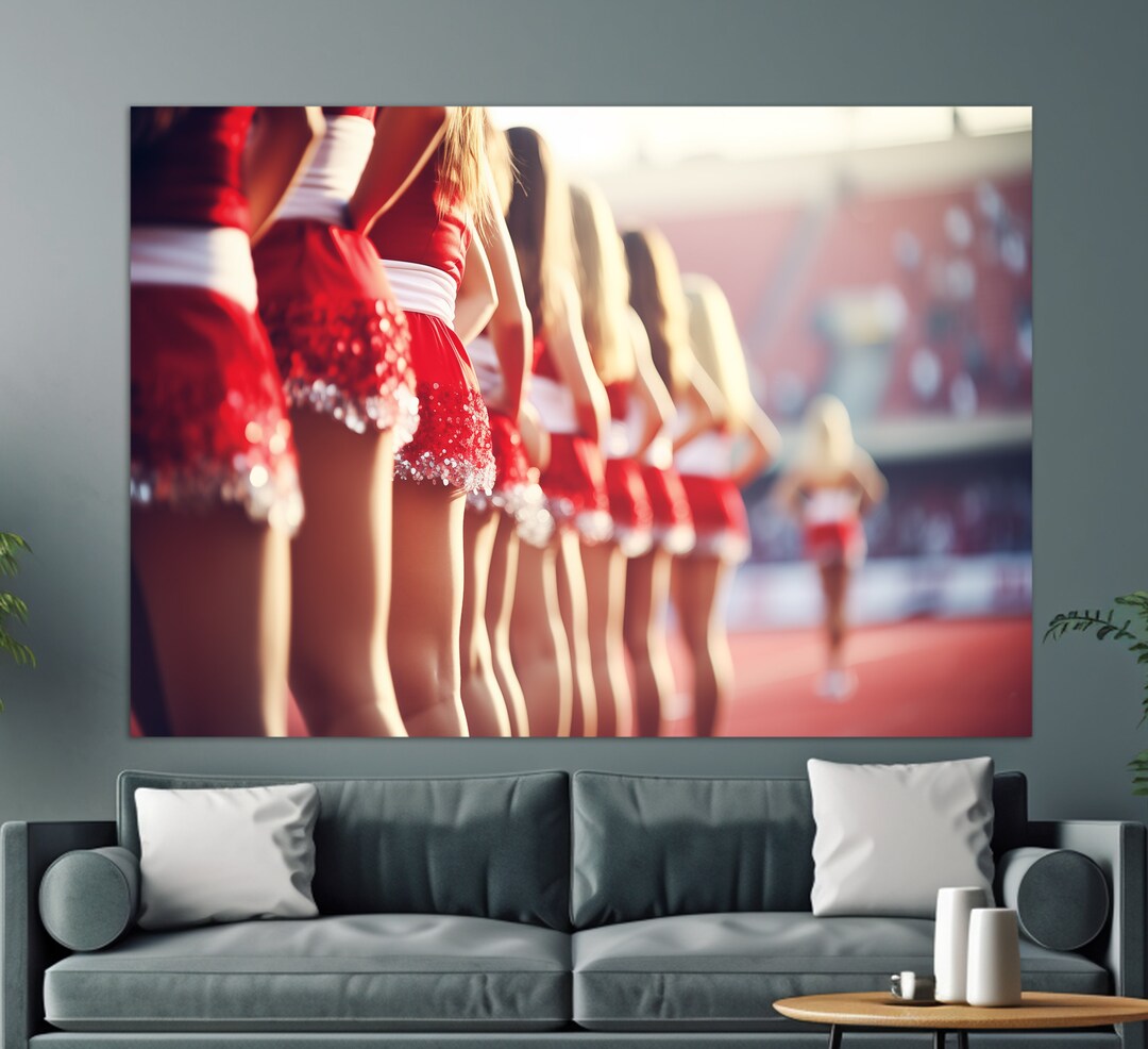 Cheerleading Wall Art, Cheerleading Canvas Print, Cheerleader Gift ...