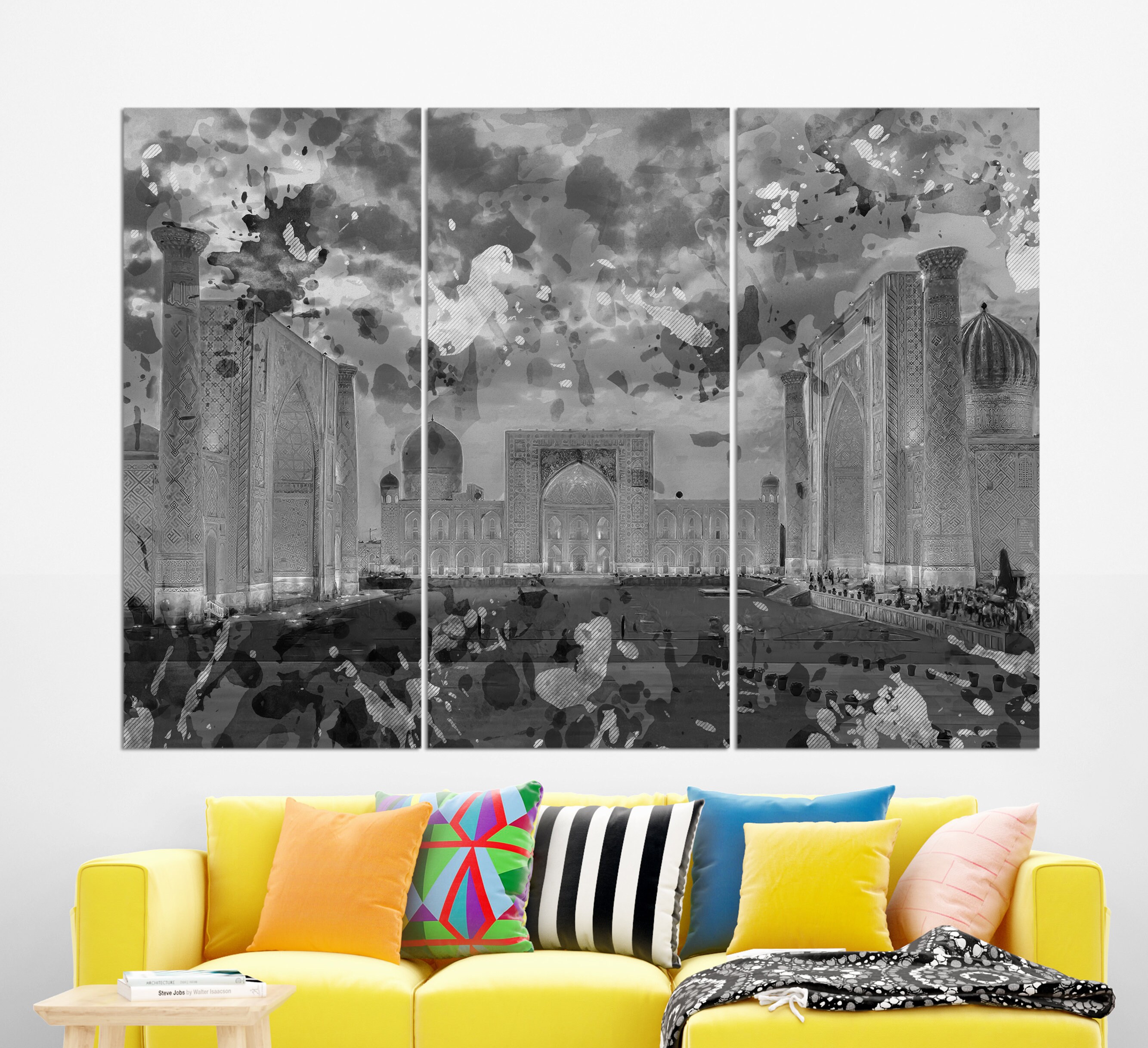 Samarkand Uzbekistan Canvas Print Samarkand Painting - Etsy UK