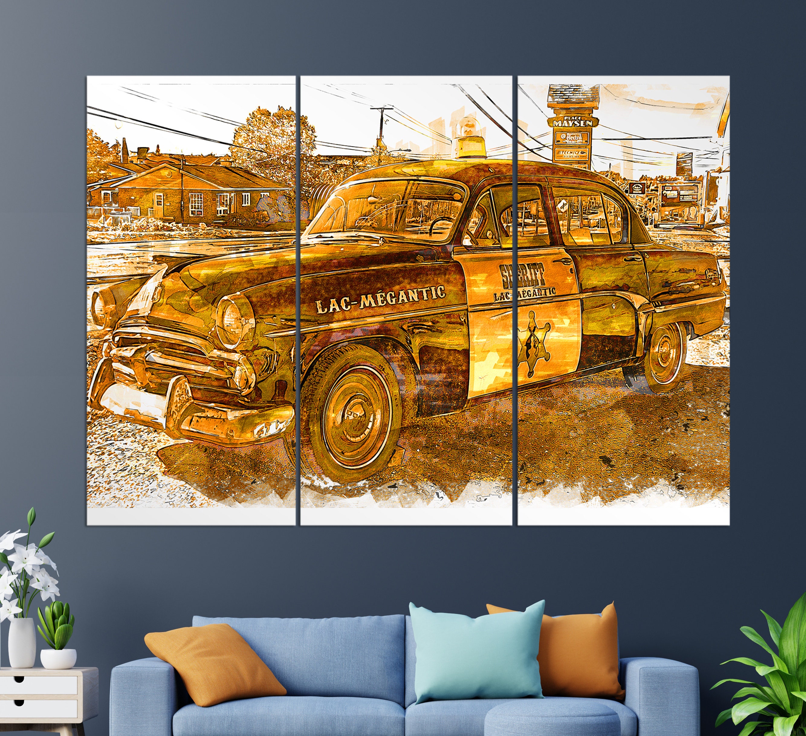 Police Canvas Artwork