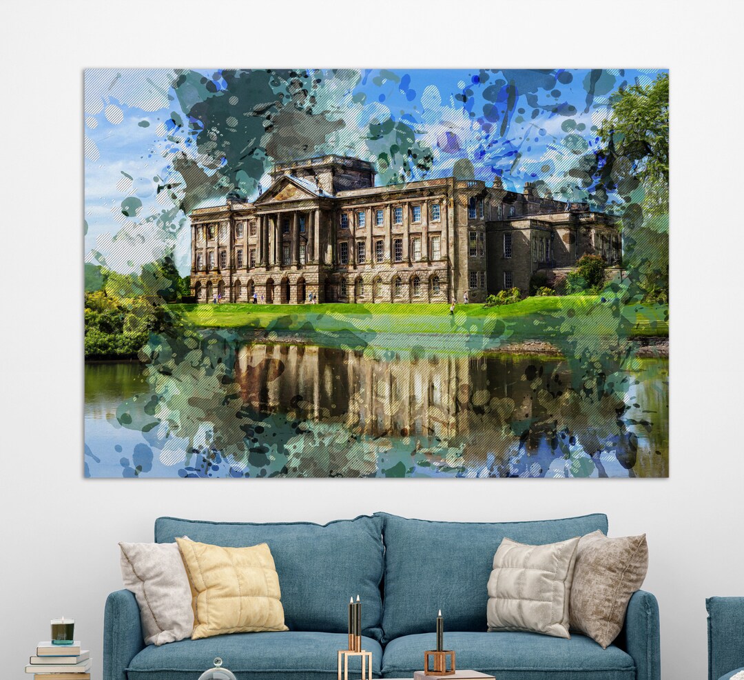 Pemberley Castle, Lyme Park, Disley, United Kingdom Canvas Print ...