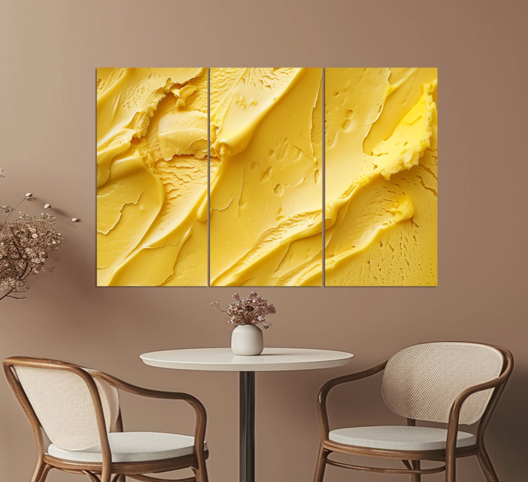 Ice Cream Canvas Print, Ice Cream Close up Poster, Ice Cream Shop Wall ...
