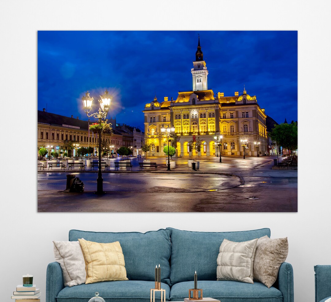 Novi Sad Canvas Art, Serbia Canvas Print, Novi Sad Painting, Novi Sad ...