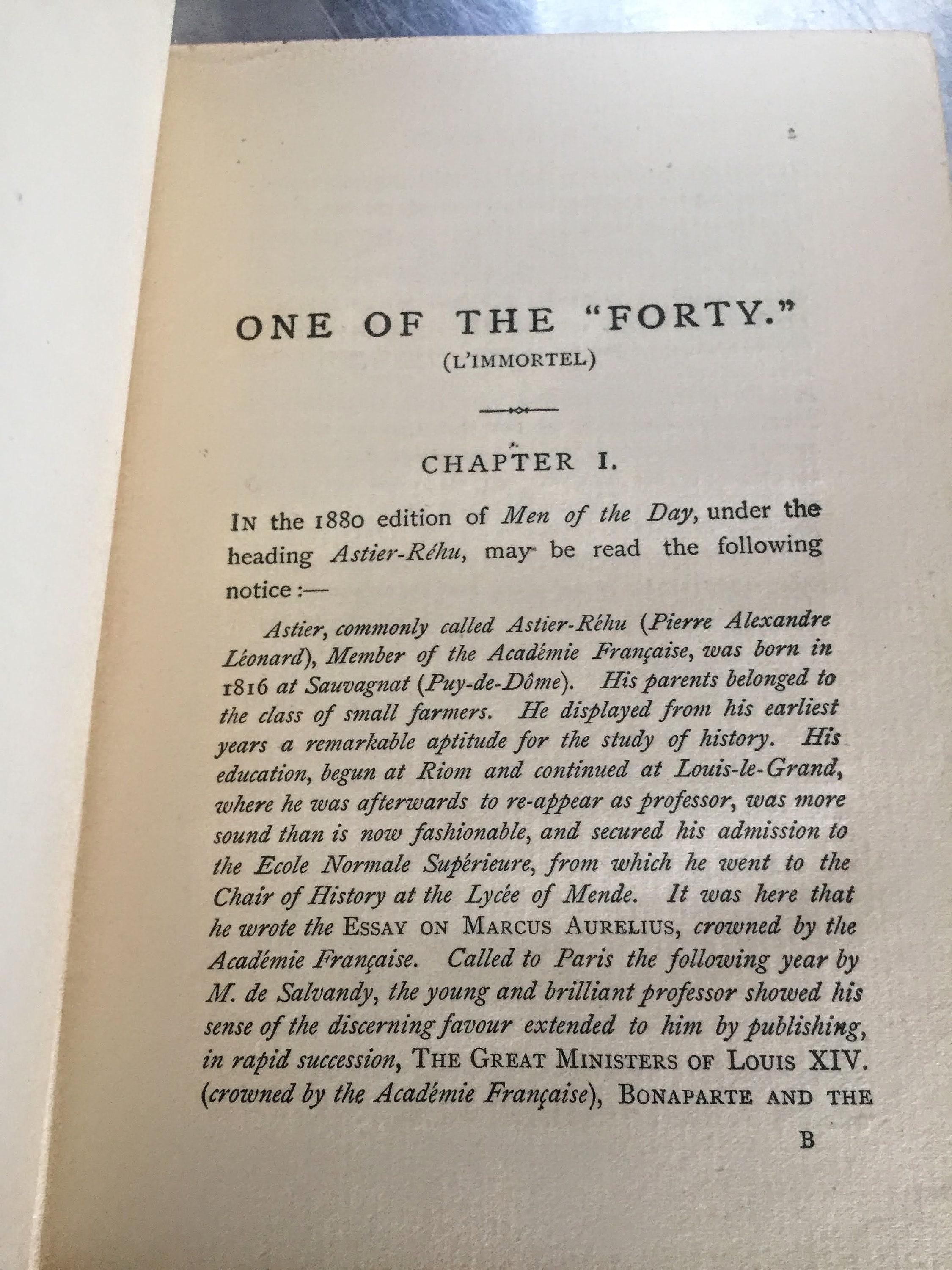 One of the Forty, Alphonse Daudet, Rand Mcnally and Co. - Etsy