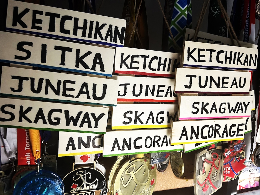 Alaska Cruise Directional Sign - Etsy